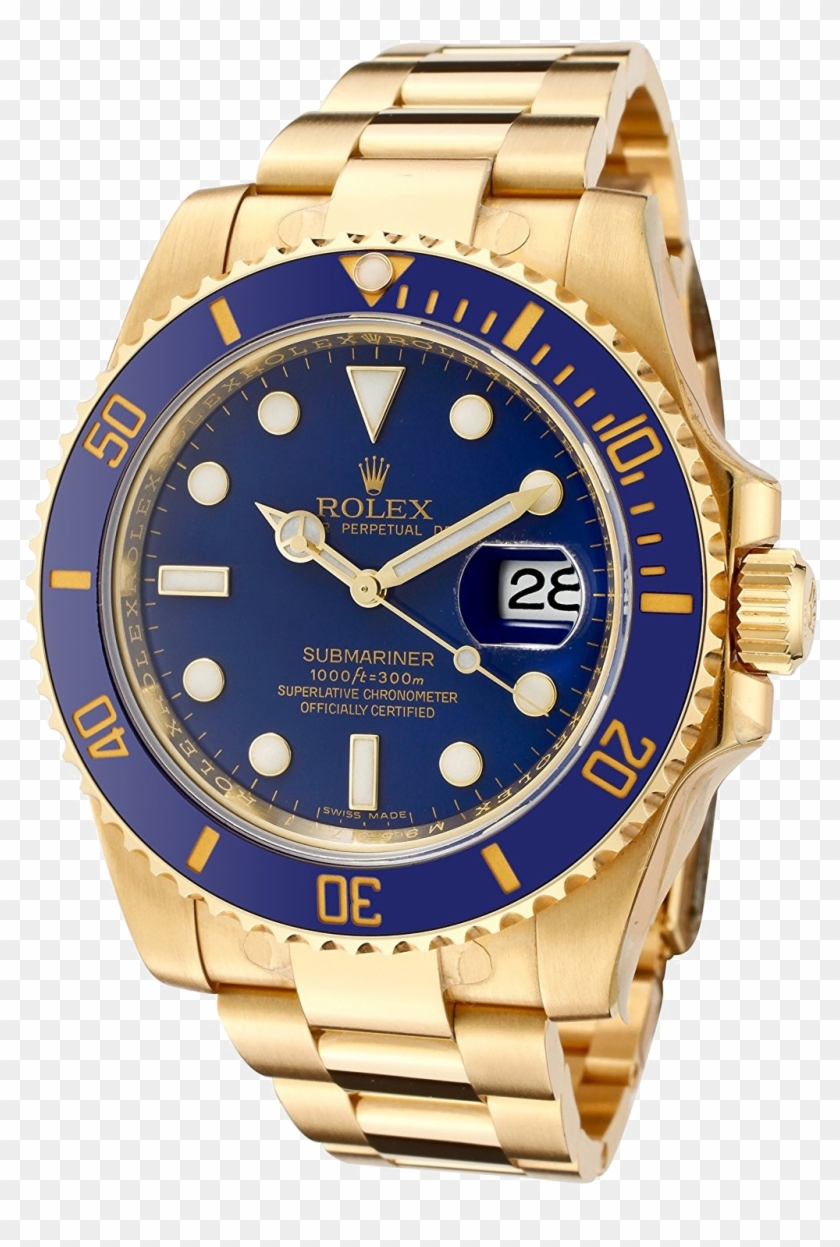 Rolex Transparent Image - Rolex Submariner Solid Gold Clipart (#434728 ...