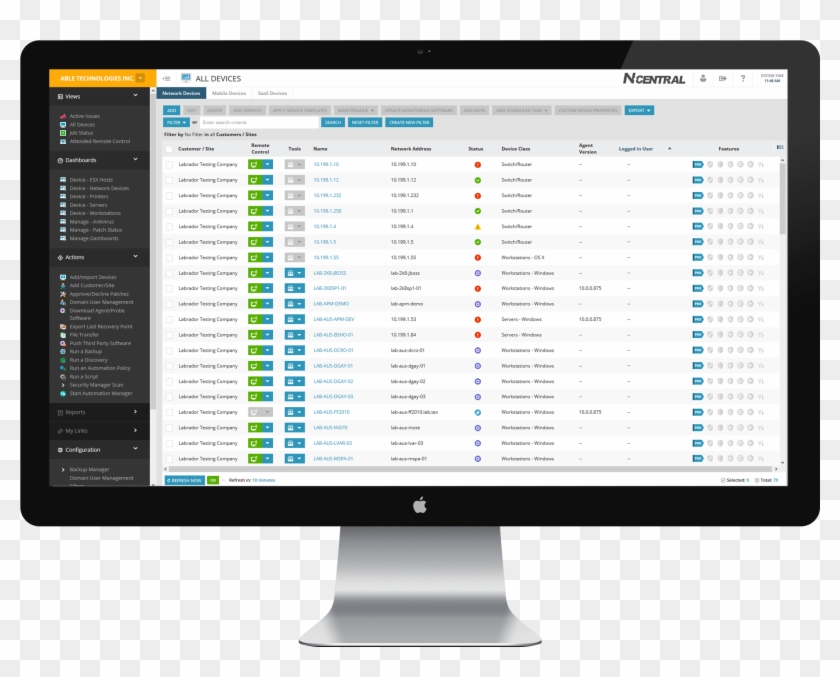Download What Is Solarwinds N-central - Computer Monitor Clipart Png ...