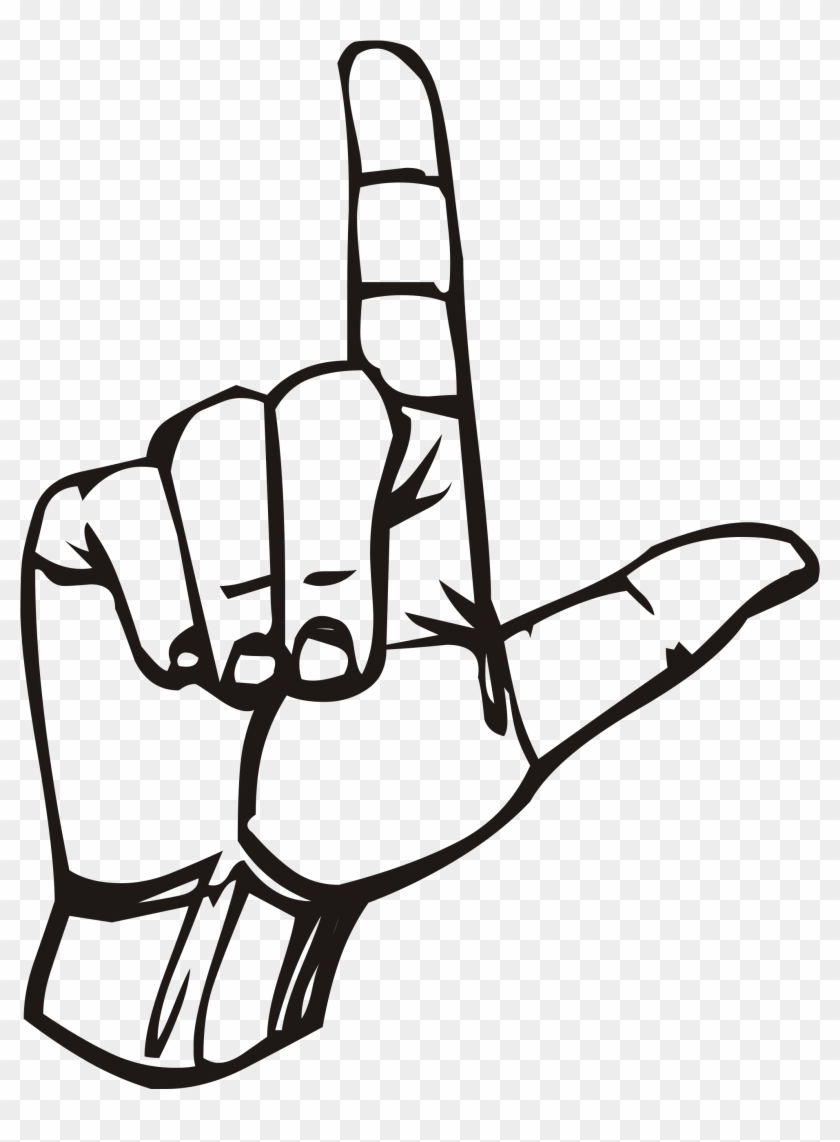 Download L In Sign Language Clipart Png Download - PikPng