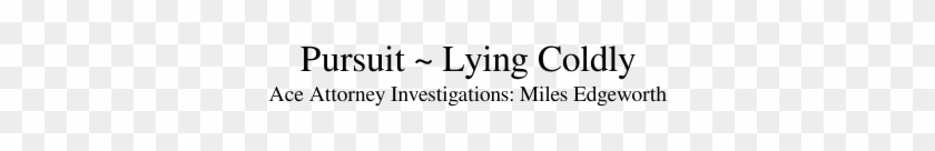 Pursuit ~ Lying Coldly Sheet Music 1 Of 33 Pages - Parallel Clipart ...