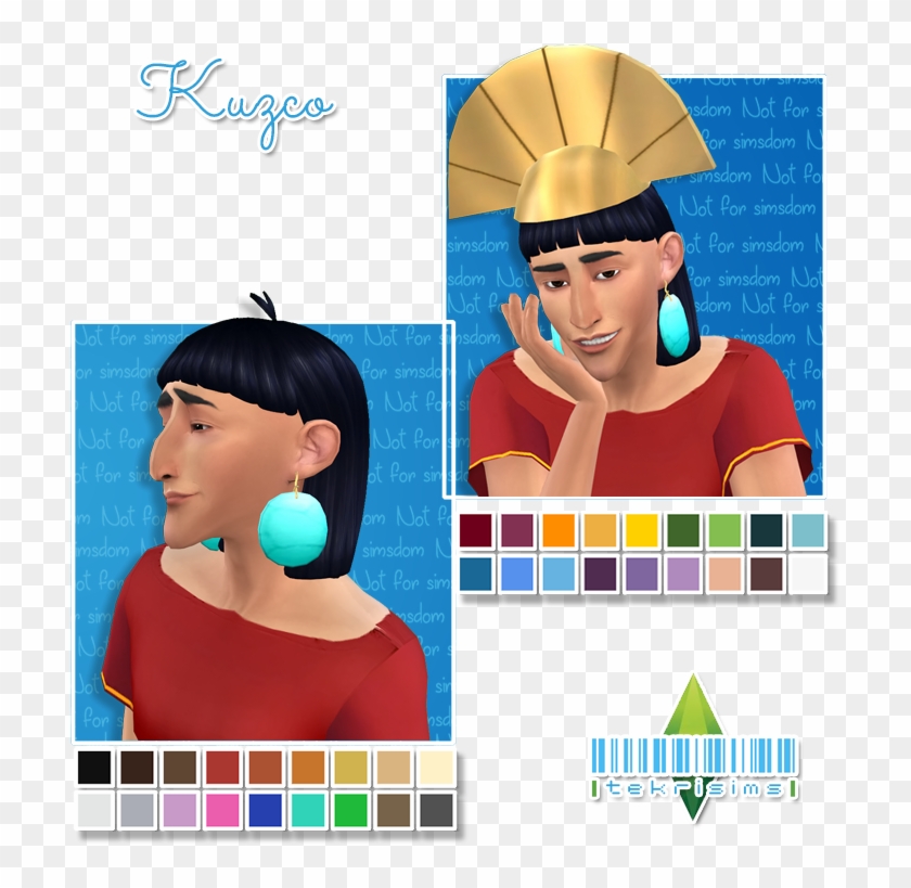 Kuzco [ - Natsuki Sims 4 Cc Clipart (#4373025) - PikPng