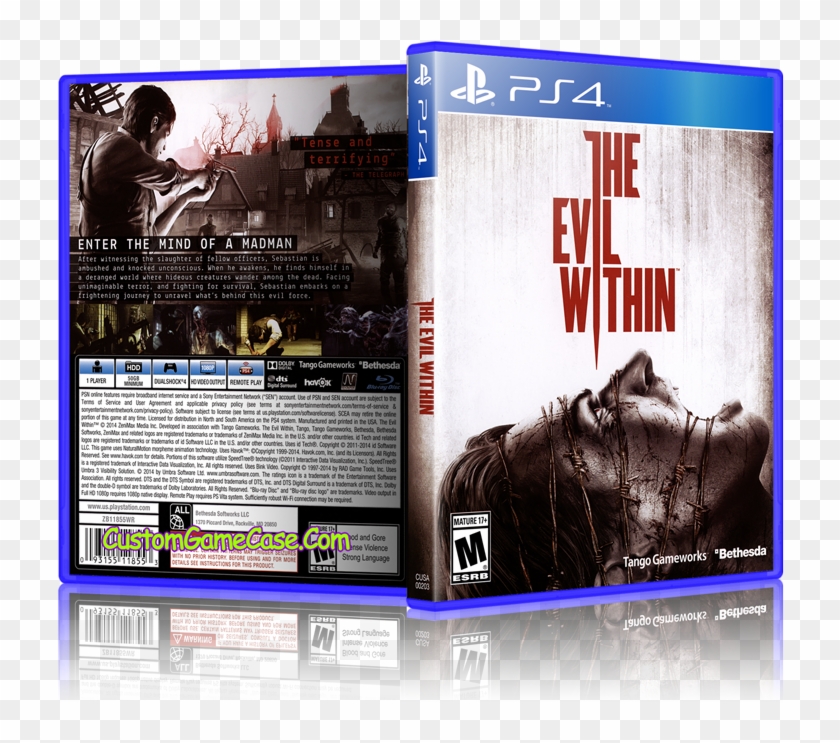 Download The Evil Within - Evil Within Ps4 Cover Clipart Png Download ...
