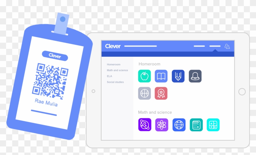 Clever Badge And Portal Image - Clever Badges Clipart (#4384549) - PikPng