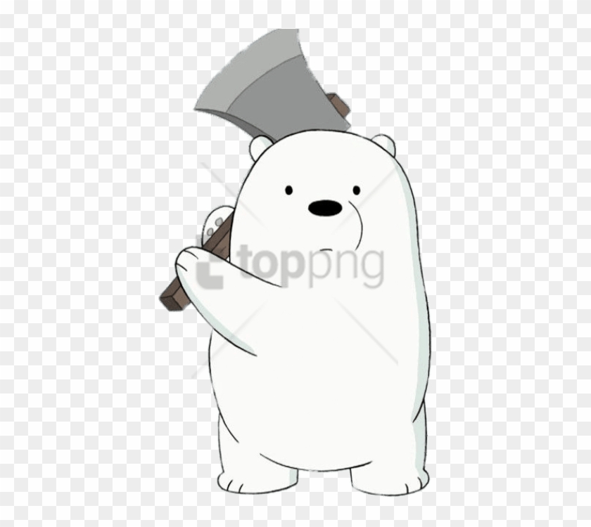 Download Free Png Download Ice Bear Holding An Axe Clipart Png - We ...