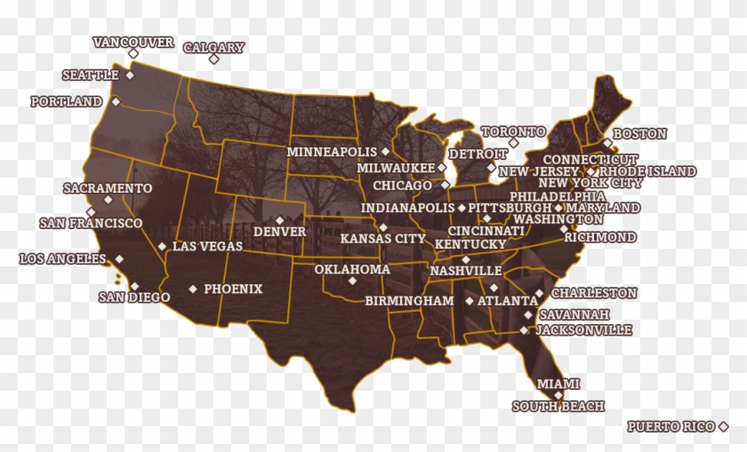Participating Regions - Path Of Totality Map Clipart (#4416782) - PikPng