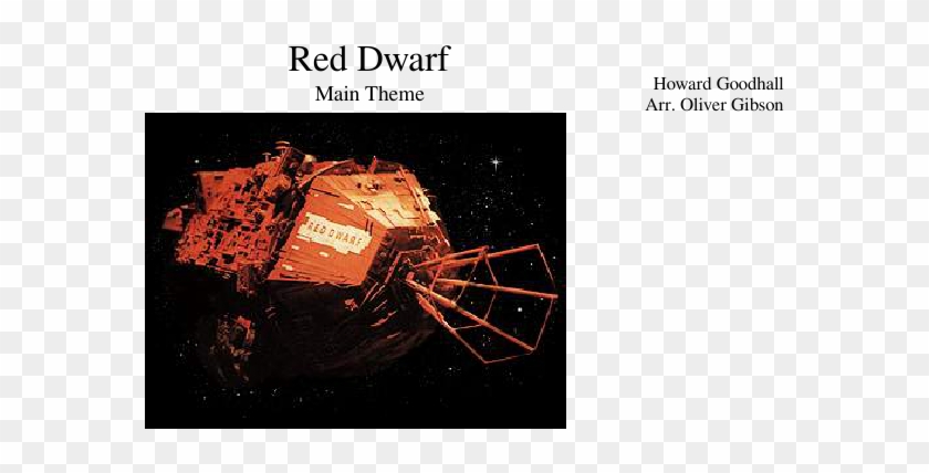 Red Dwarf Sheet Music Composed By Howard Goodhall Arr - Graphic Design ...