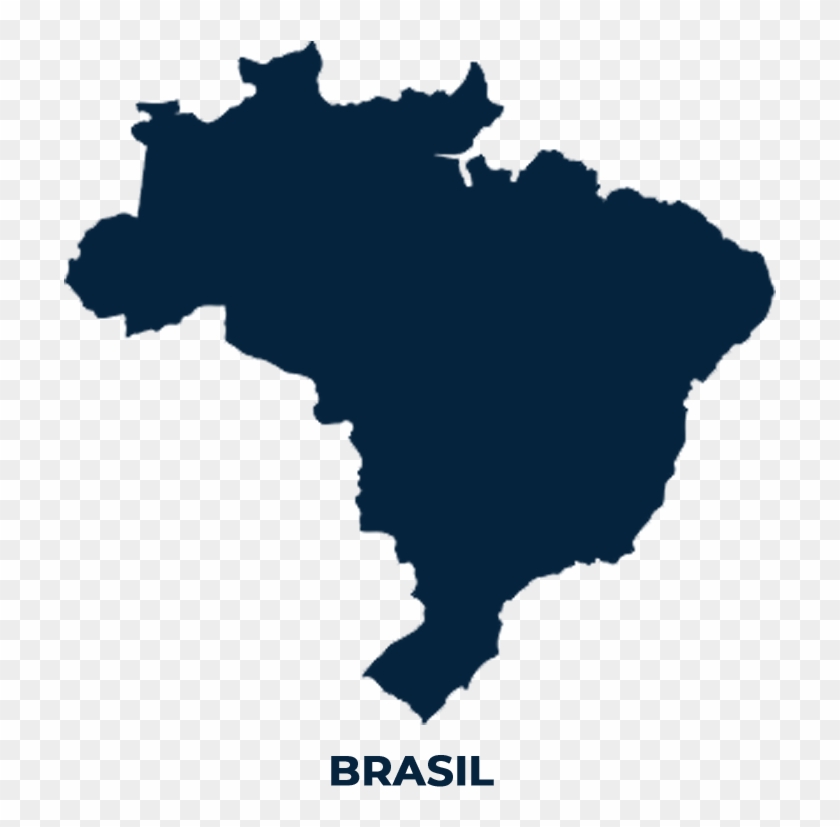 Brazil Map Transparent Background Clipart (#4455066) - PikPng