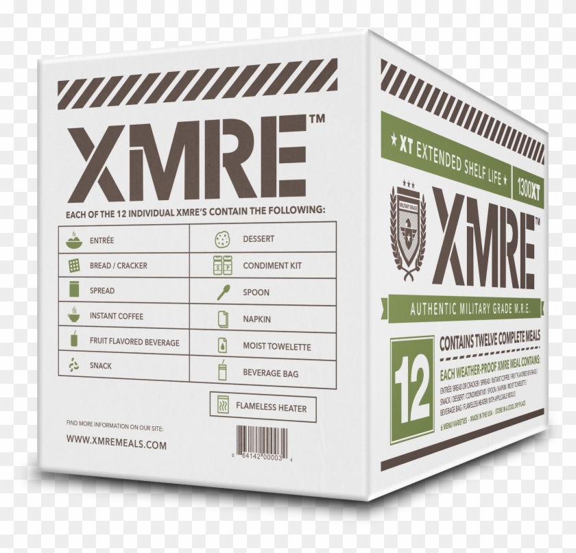 Mre Meals Ready To Eat Military Grade Case The Best - Box Clipart ...