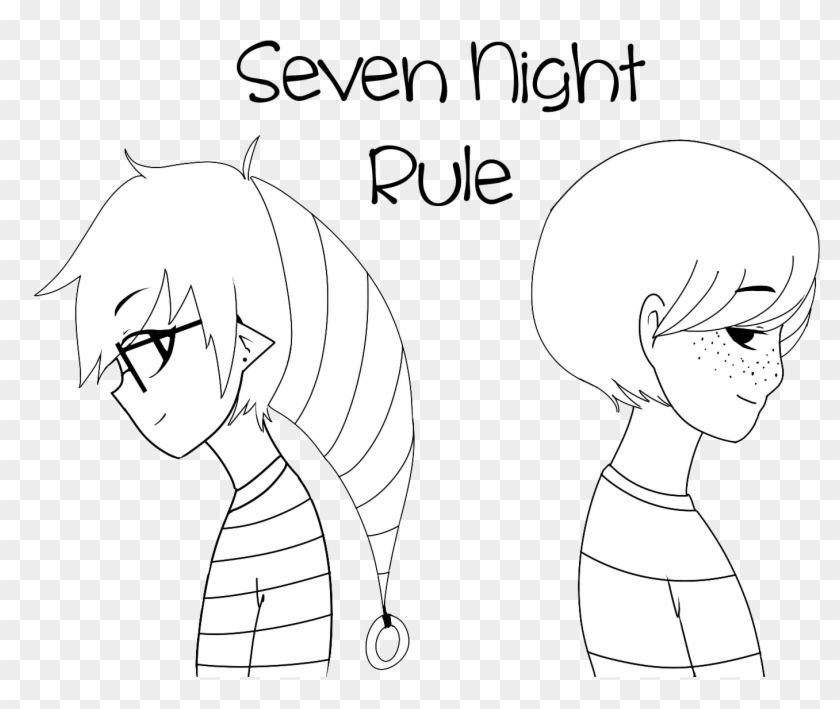 Seven Night Rule - Cartoon Clipart (#4495615) - PikPng