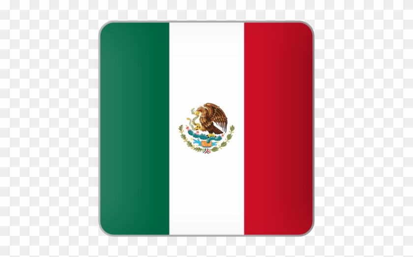 Mexico Flag Square Icon Clipart (#458930) - PikPng