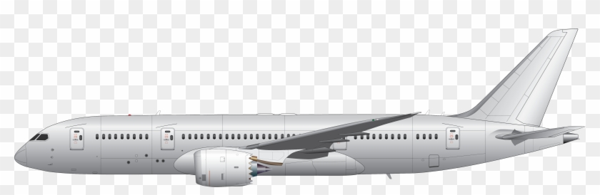 Download Boeing 787-8 Side View - Boeing 787 Side View Clipart Png ...