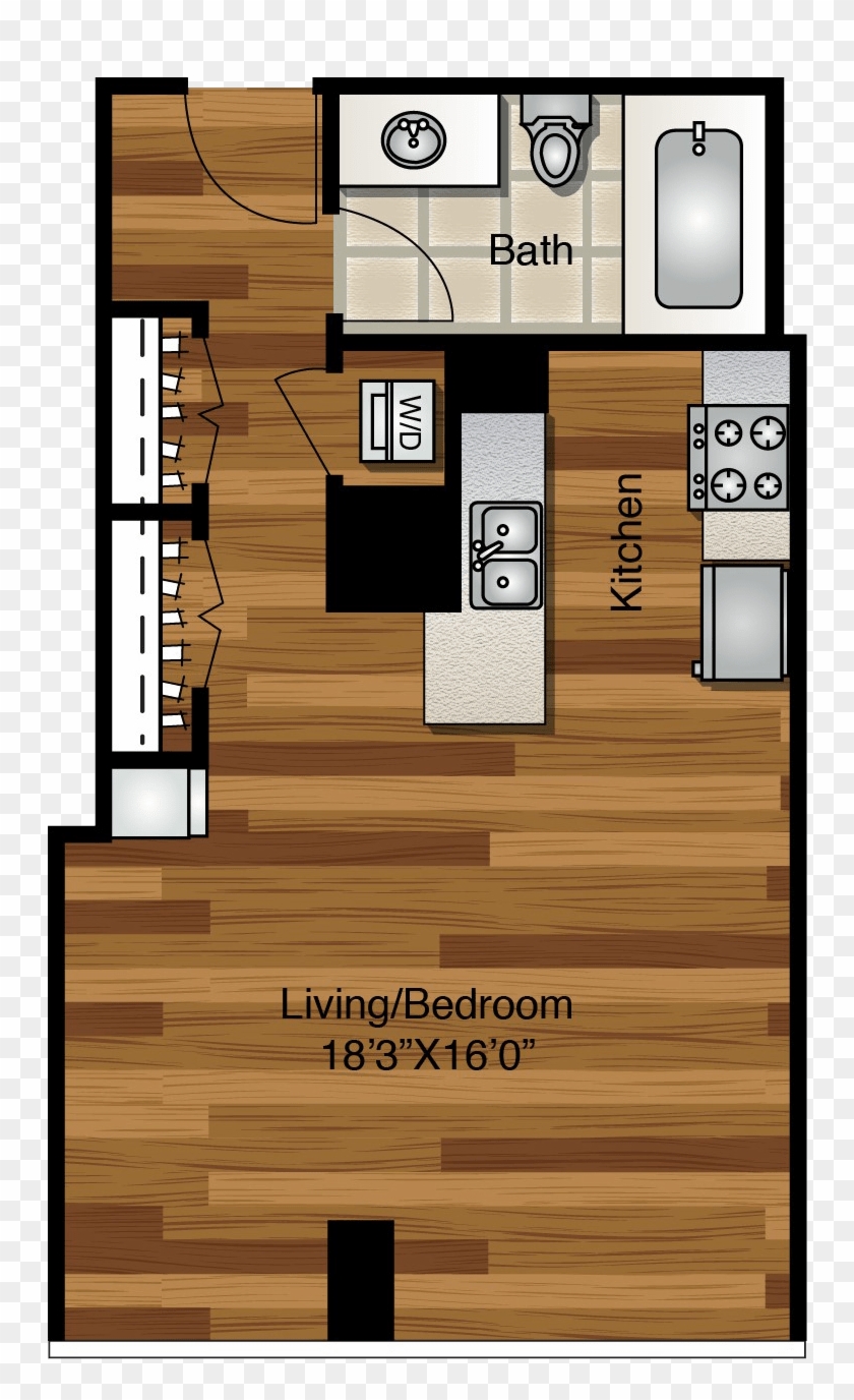 Unit 05 Unit - Floor Plan Clipart (#4518356) - PikPng