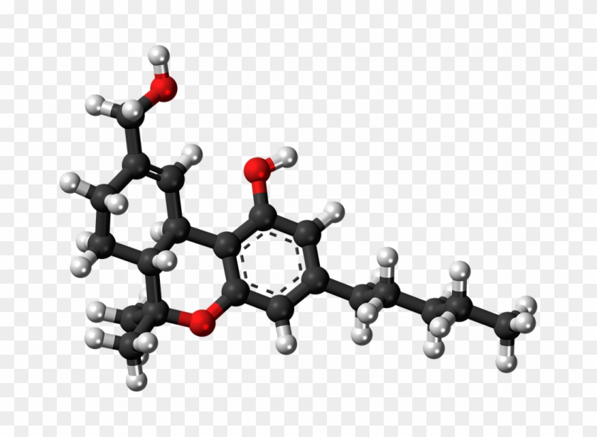 Download Metabolites Modeled In 3d - Thc Molecule Structure 3d Clipart ...