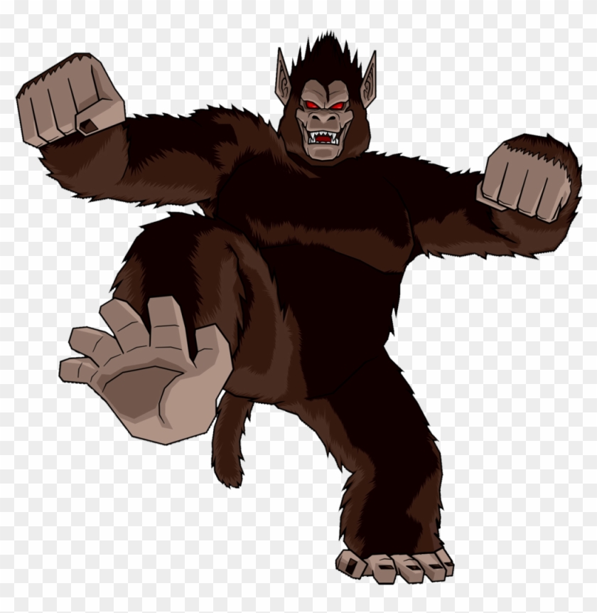 Ape Png - Dbz Oozaru Clipart (#4529115) - PikPng