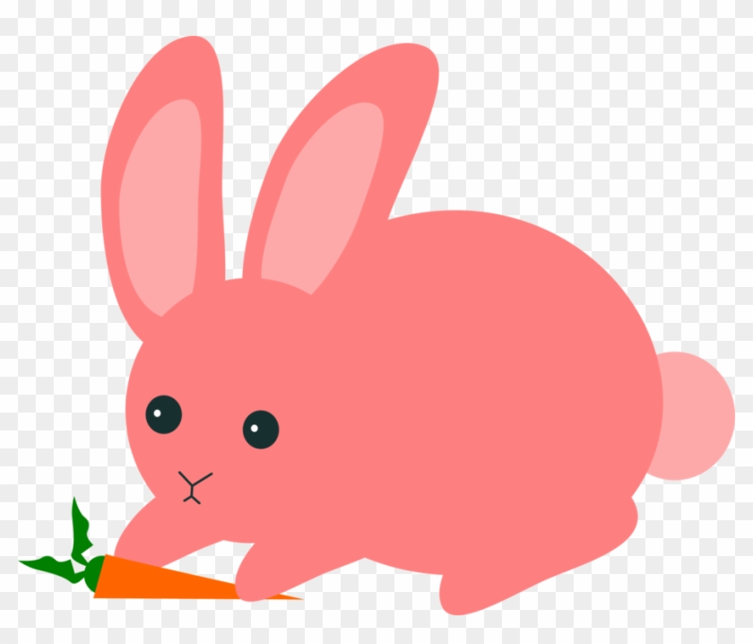 Download Hare Easter Bunny Domestic Rabbit - Pink Bunny Clip Art - Png ...