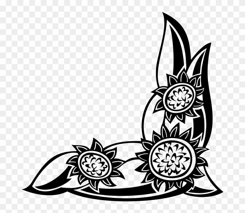 Ornamental Vintage Corner - Illustration Clipart (#4584670) - PikPng