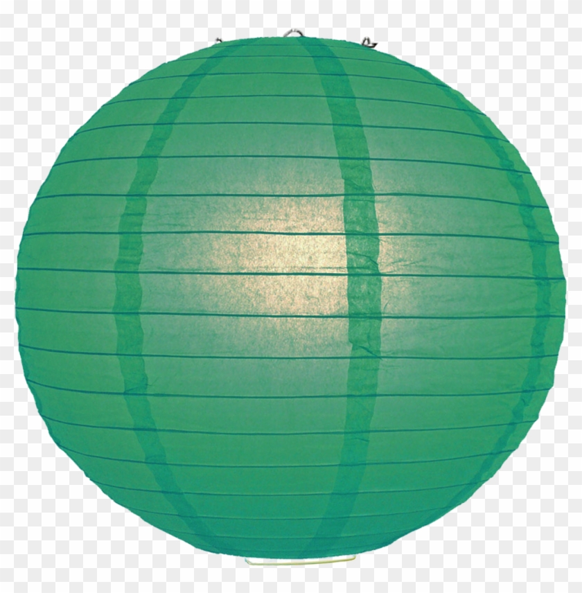 Teal Blue Green Round Paper Lanterns - Sphere Clipart (#4591833) - PikPng