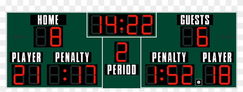 1348837571 5634-green - Football Scoreboard Clipart (#4628782) - PikPng