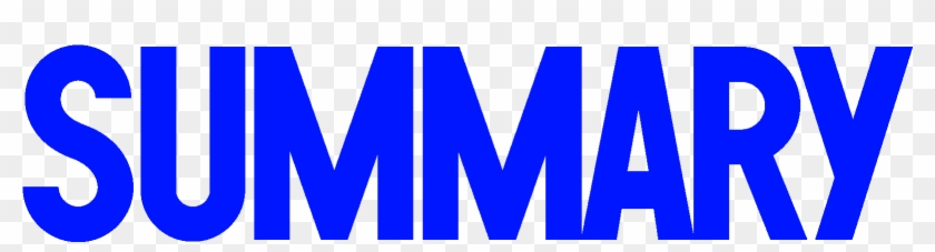 Summary Logo Clipart (#4640420) - PikPng