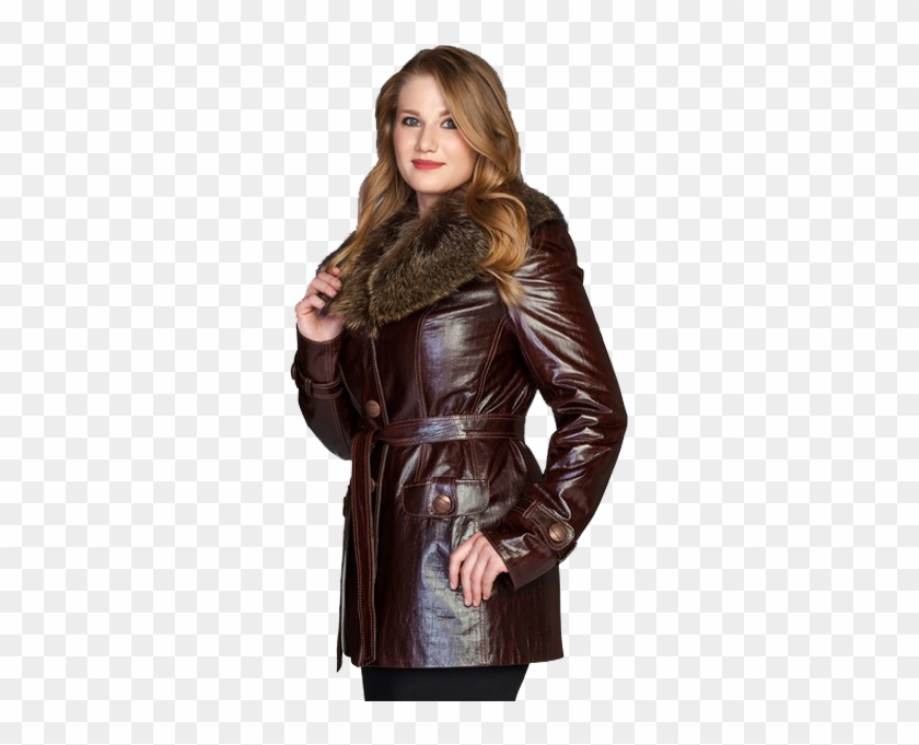 Leather Jacket Ladies Png Pic - Long Leather Jackets For Ladies Clipart ...