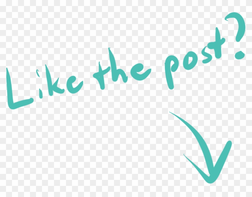 Like The Post - Calligraphy Clipart (#4663375) - PikPng