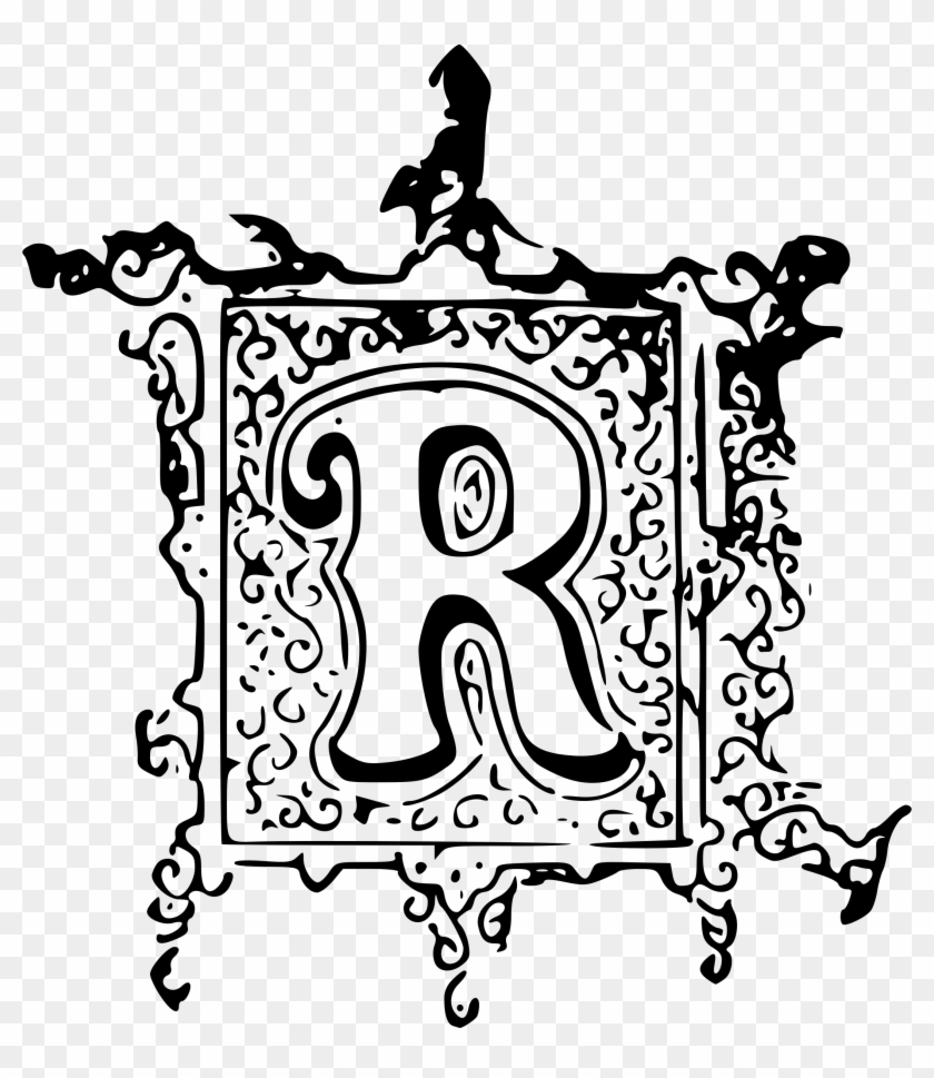 Decorative R Vector Clipart Image - Png Download (#4663550) - PikPng