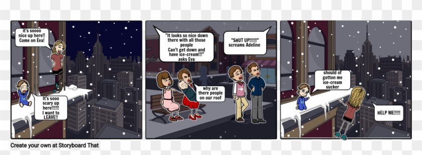 Falling By- Ava And Addie - Cartoon Clipart (#4664641) - PikPng