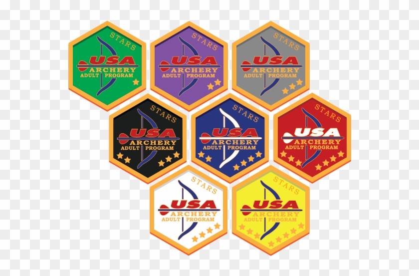 In Addition To Star Pins, Joad Archers Can Earn The - Label Clipart ...