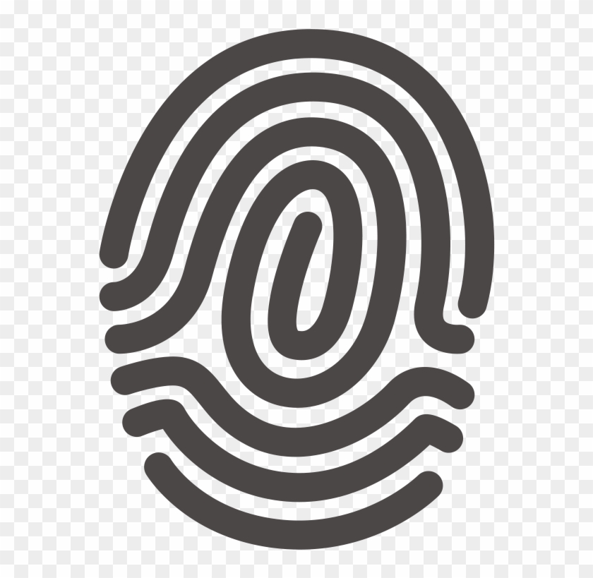 Fingerprint - Circle Clipart (#475900) - PikPng