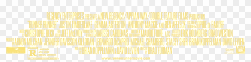 Rated R Movie Credits Clipart (#477210) - PikPng