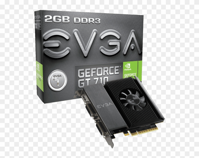Evga Geforce Gt - Evga Geforce Gt 710 2gb Ddr3 Clipart (#4716126) - PikPng