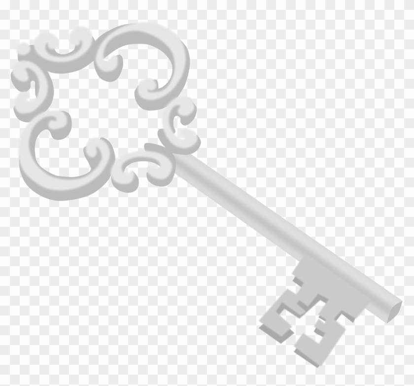 Key Clipart Vehicle - Silver Key Transparent Background - Png Download ...