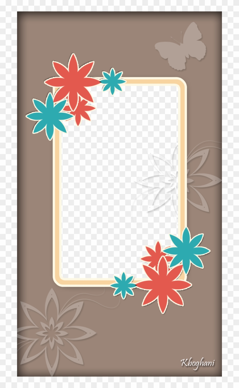 Simple Flower Frame Clipart (#4765478) - PikPng