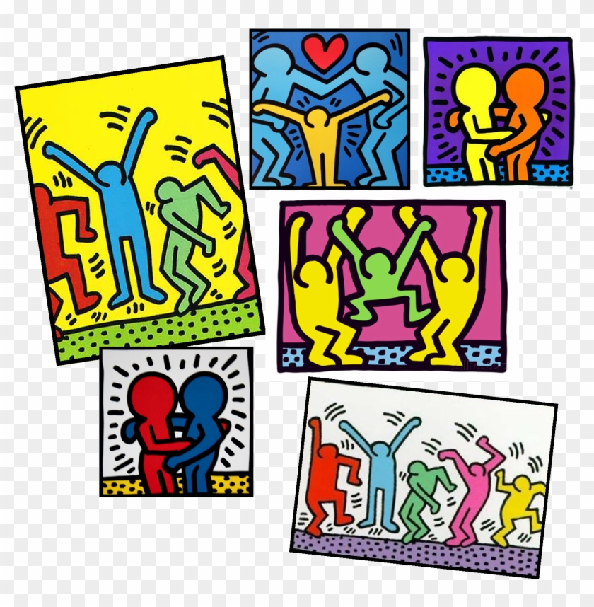Download Keith Haring - Keith Haring Oeuvres Pdf Clipart Png Download - PikPng