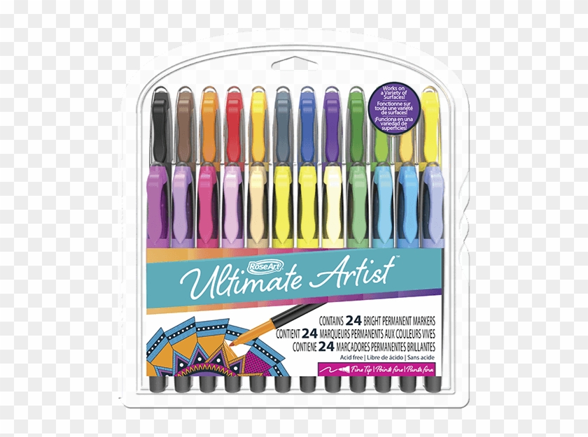 Ultimate Artist 24ct Permanent Markers - Rose Art Permanent Markers ...