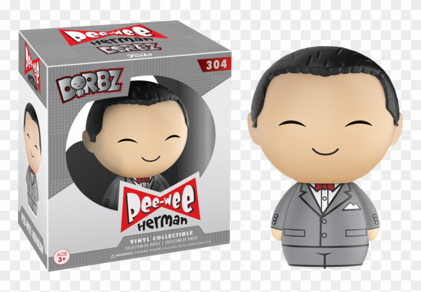 Peewee Herman Dorbz Vinyl Figure - Funko Clipart (#4796919) - PikPng