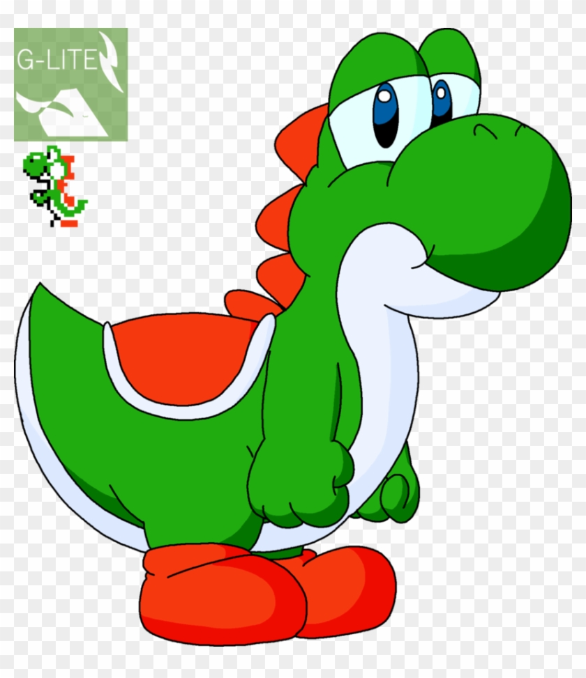 Yoshi By Bwglite - Cartoon Clipart (#488993) - PikPng
