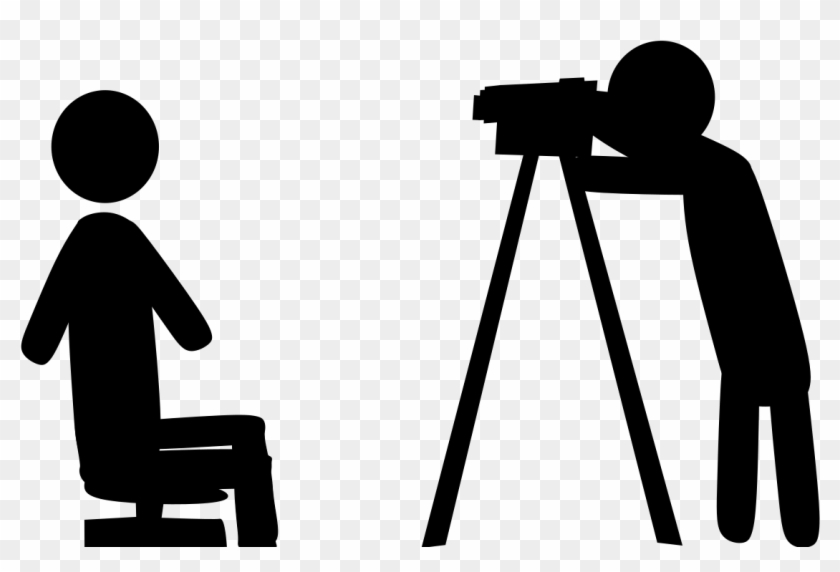 Portrait Photo Icon - Silhouette Clipart (#4815731) - PikPng