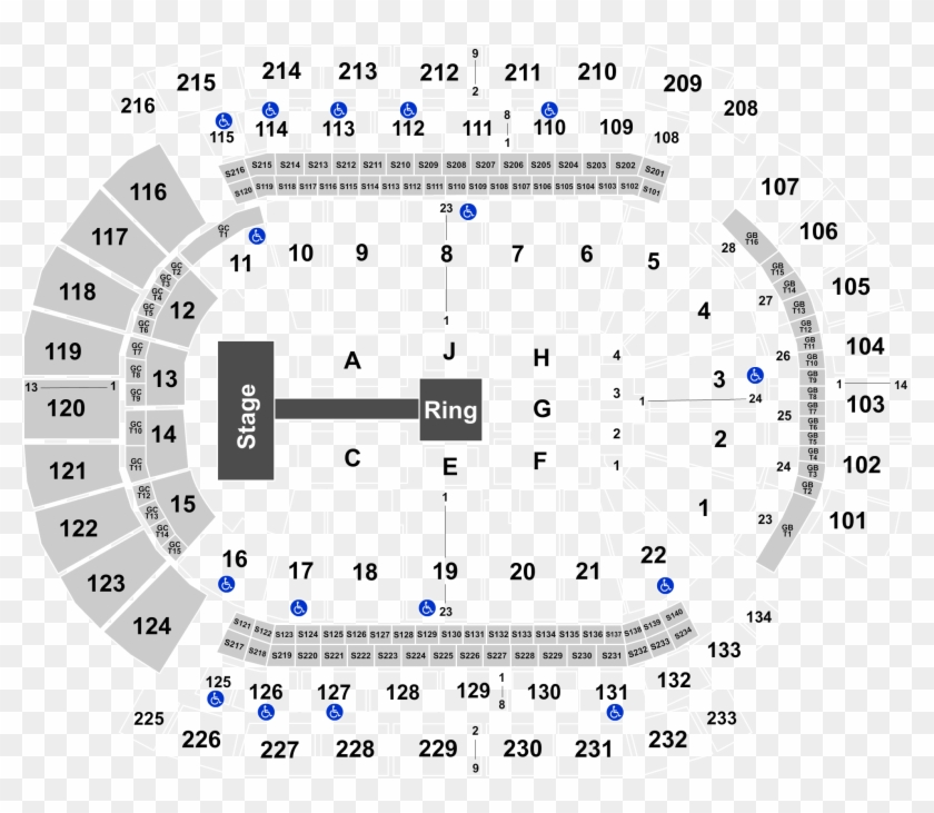 Adding Purchase To Cart - Prudential Center Map Section 4 Clipart ...