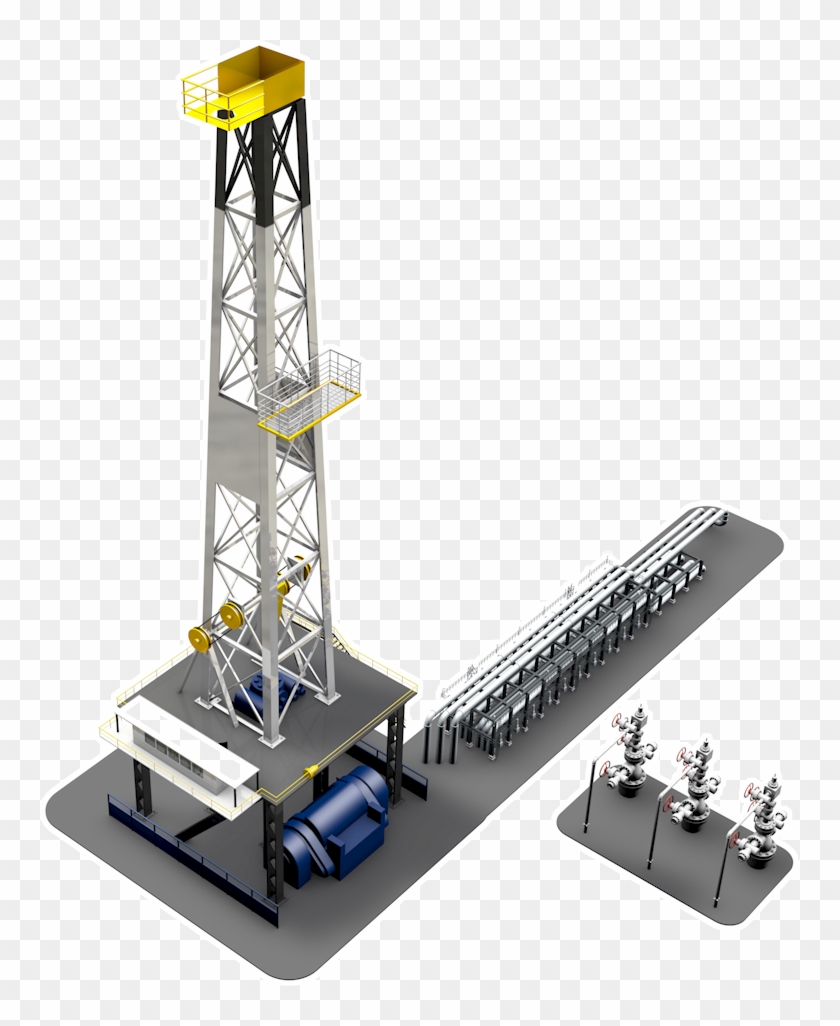 Download Oil Rig - Onshore Drilling Rig Icon Clipart Png Download - PikPng