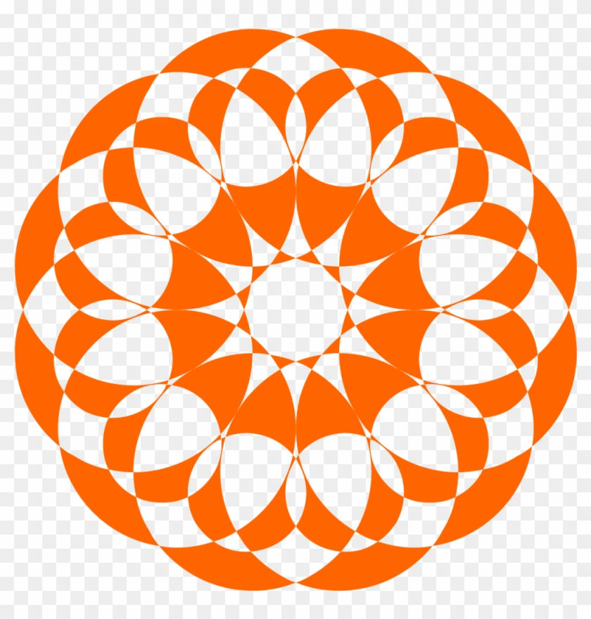 Download Floral Ornament, Ornament, Shape, Orange, Circle Png - Chinese ...