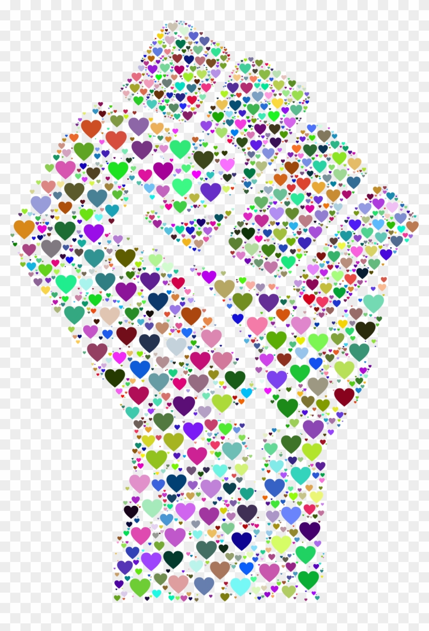 This Free Icons Png Design Of Colorful Fist Of Love - Colorful Fist ...