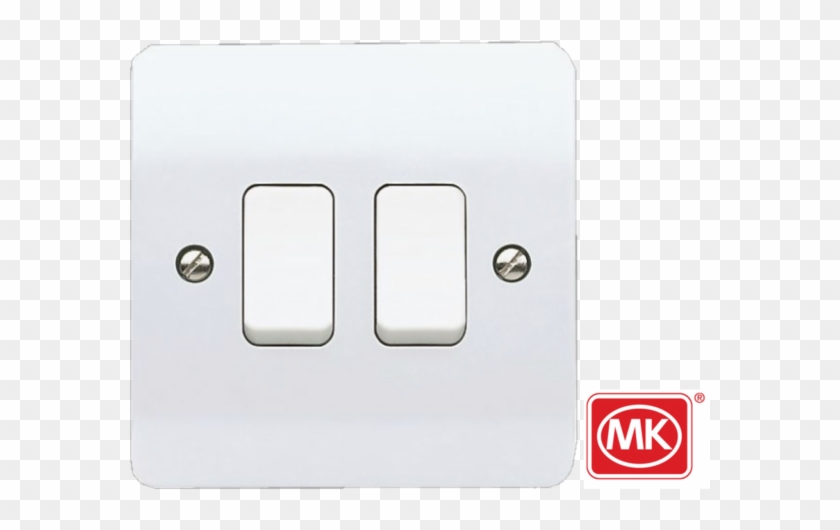 Mk Electric K4872whi 10a Light Switch 2 Gang 2 Way - Mk Electric ...