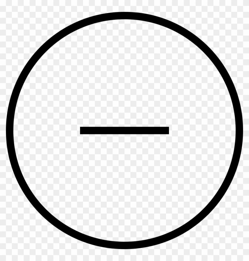 Minus Sign In A Circle - Circle Clipart (#4878352) - PikPng