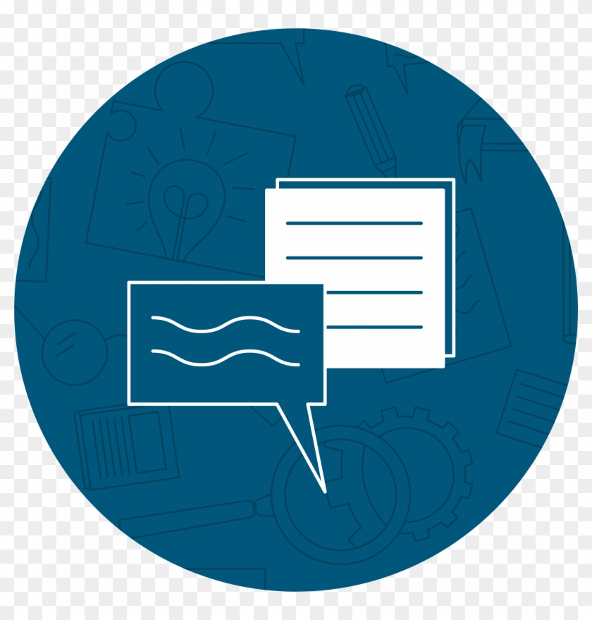 Summarizing Icon - Circle Clipart (#4894054) - PikPng