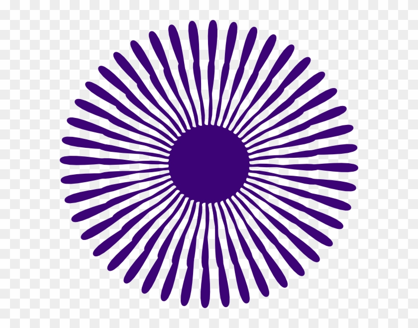 How To Set Use Purple Flower Burst Svg Vector Clipart (#497586) - PikPng