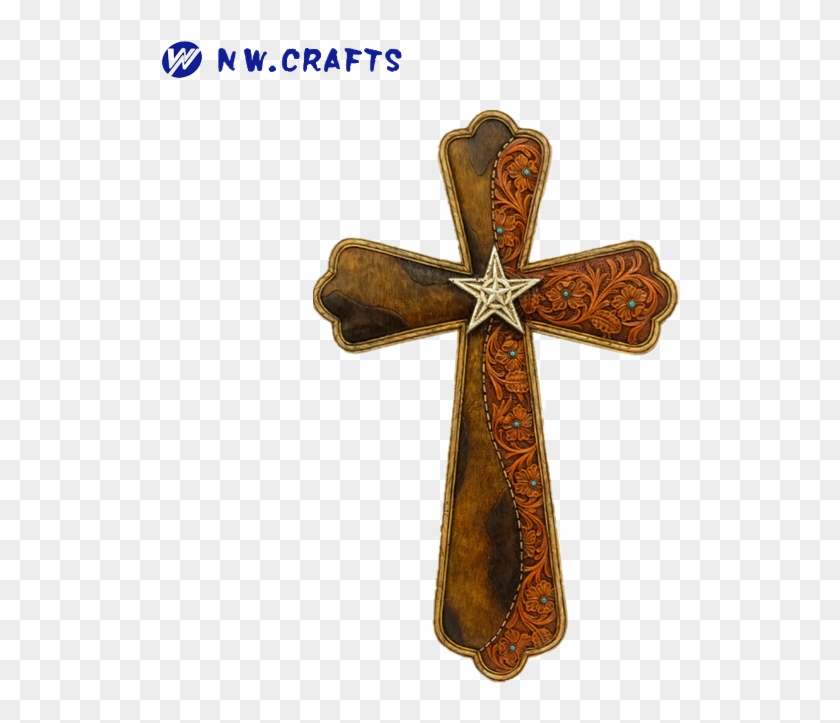 New Religious Decor Cross Crafts Resin Star On Multicolor - Real Life ...