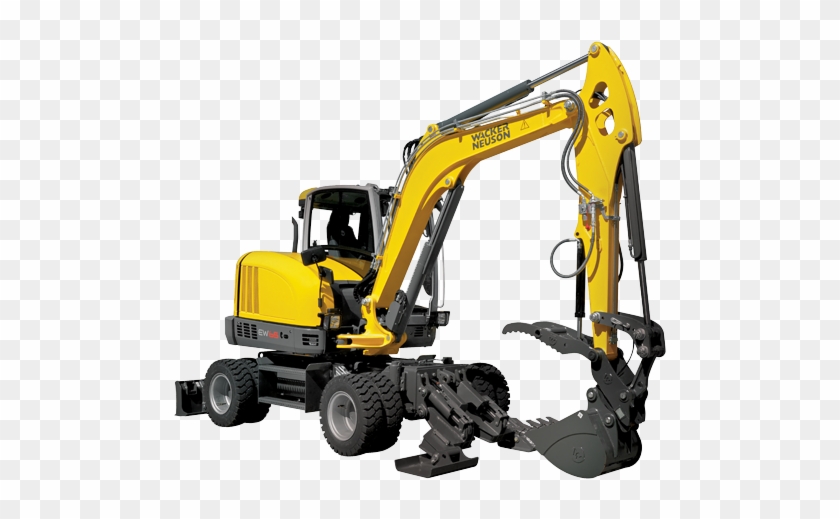 Image Freeuse Stock Wacker Neuson Wheeled Excavator - Wacker Neuson ...