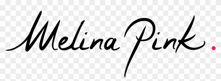 Melina Pink Illustration - Calligraphy Clipart (#4910303) - PikPng