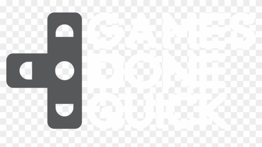 Games Done Quick Logo White On Transparent - Games Done Quick Logo ...
